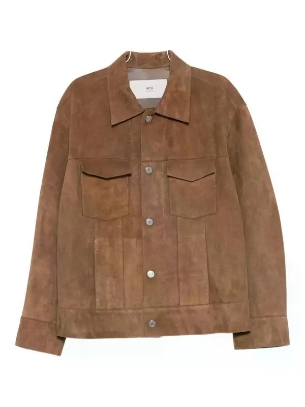 Ami Snap-button Flap-pocket Jacket